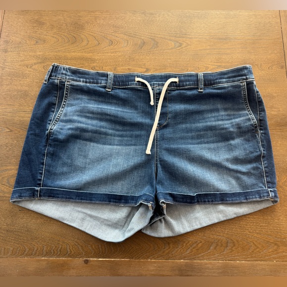 torrid | Shorts | Torrid Twotone Blue Jean Shorts | Poshmark